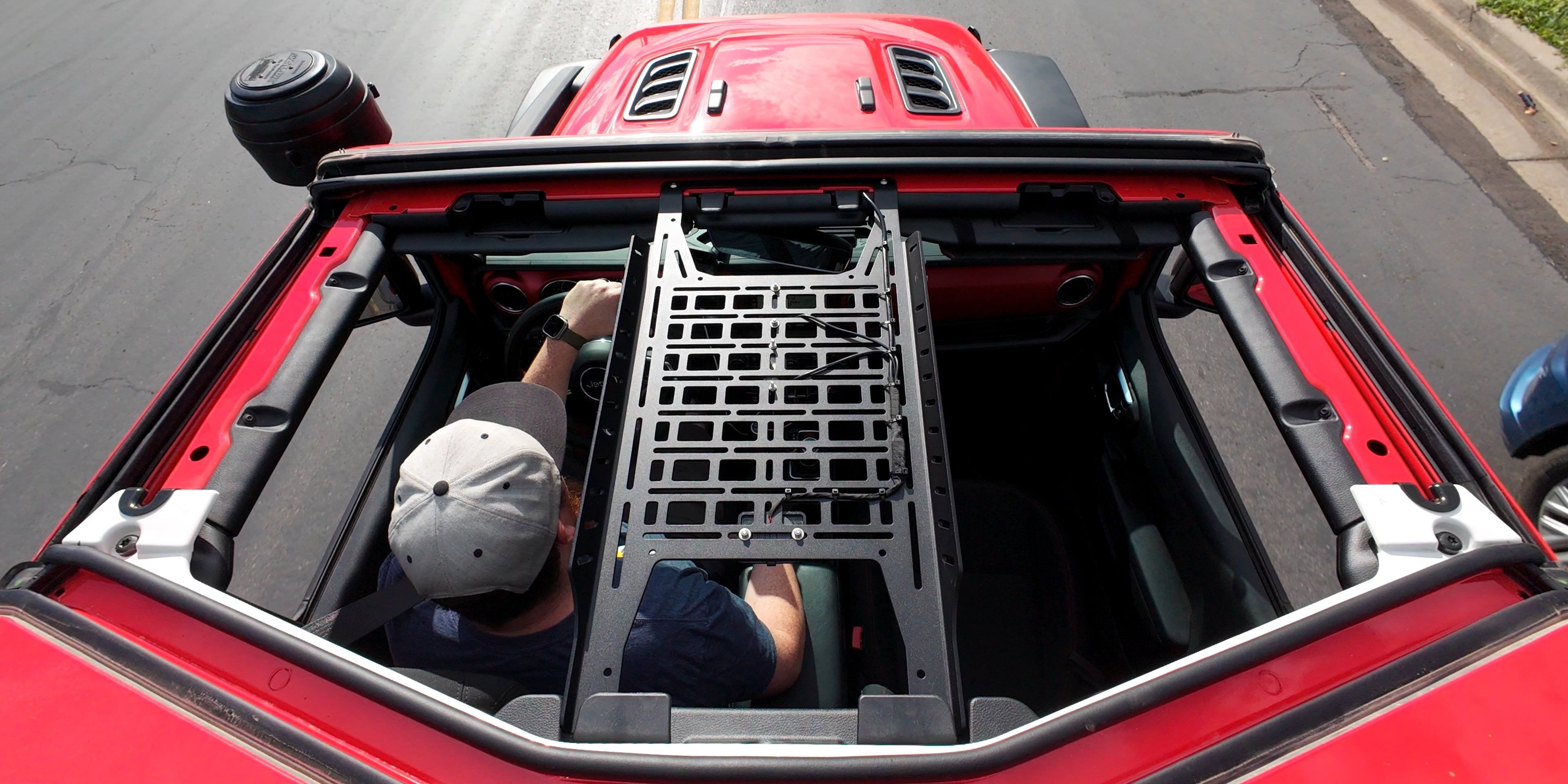 EPIC CROW MOLLE System - Front Overhead Rack Kit for 2018+ Jeep Wrangl ...